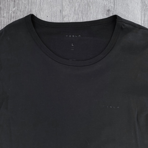 Tesla | Shirts | Tesla Mens 3d Wordmark Long Sleeve Tee Black Large ...